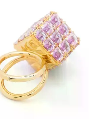 SWAROVSKI Curiosa Cocktail Ring - Purple