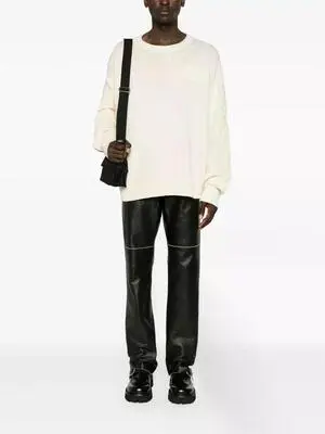 Off-White Diagonal Stripe Jumper - Neutrals
