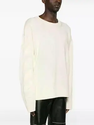 Off-White Diagonal Stripe Jumper - Neutrals