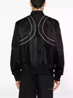 Alexander McQueen Piped-trim Zip-up Bomber Jacket