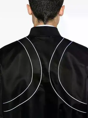 Alexander McQueen Piped-trim Zip-up Bomber Jacket