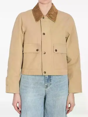 Burberry Cropped Jacket - Neutrals