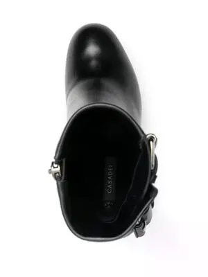 Casadei 130mm Leather Ankle Boots