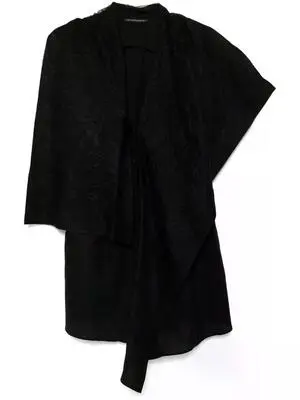 Yohji Yamamoto Button-up Shirt With Adjustable Rear Strap
