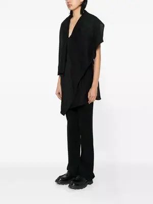 Yohji Yamamoto Button-up Shirt With Adjustable Rear Strap