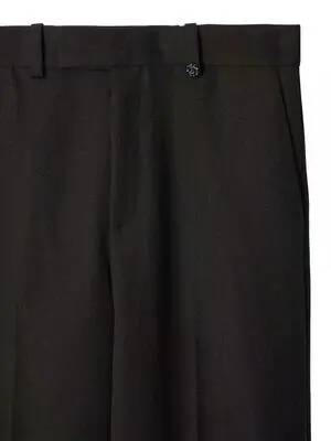 Burberry Tailored Wool Trousers - Brown
