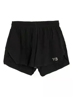 Y3 Run Shorts - Black