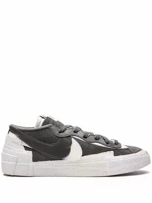 Nike X Sacai Blazer Low Iron Sneakers - Grey