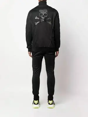 Philipp Plein Skull Bones Two-piece Tracksuit Set