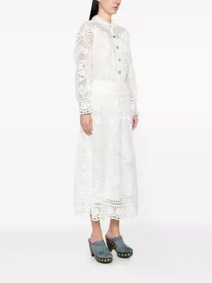 Farm Rio Broderie-anglaise Maxi Skirt