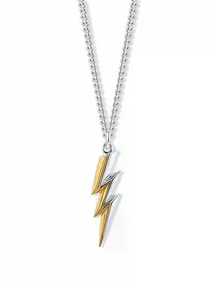 TRUE ROCKS Lightning Bolt Pendant Necklace