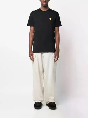 Versace Medusa-embroidered T-shirt - Black