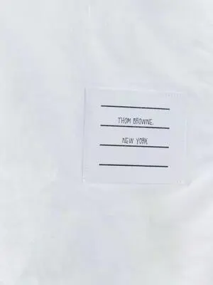 Thom Browne Classic Long Sleeve Oxford Shirt - White