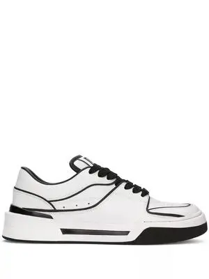 Dolce & Gabbana Roma Leather Sneakers - White