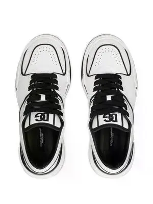 Dolce & Gabbana Roma Leather Sneakers - White