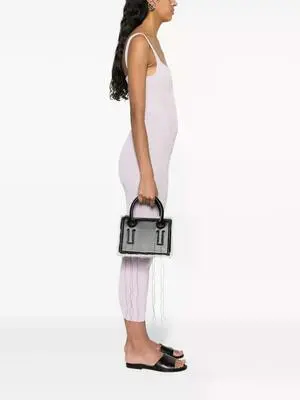 DENTRO Mini Otto Leather Tote Bag - Black