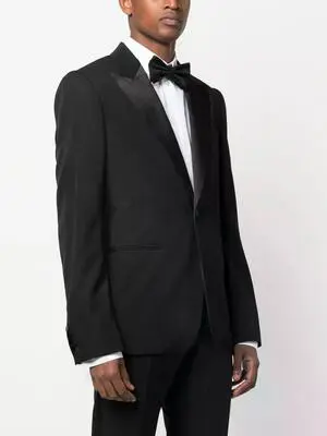 Alexander McQueen Silk Lapels Blazer