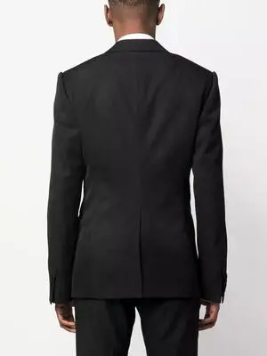 Alexander McQueen Silk Lapels Blazer