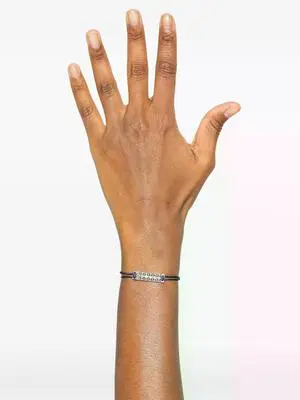 Le Gramme Buff-top Pyramid-guilloché Bracelet