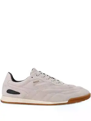 BOSS Suede-panelled Sneakers