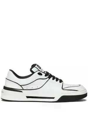 Dolce & Gabbana Roma Leather Sneakers - White