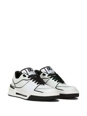 Dolce & Gabbana Roma Leather Sneakers - White