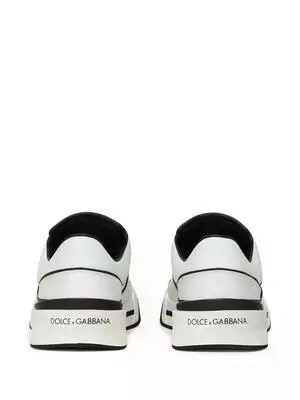 Dolce & Gabbana Roma Leather Sneakers - White