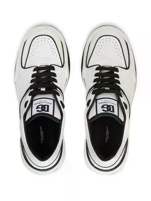 Dolce & Gabbana Roma Leather Sneakers - White