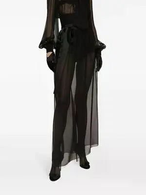 Dolce & Gabbana Silk Pleated Skirt