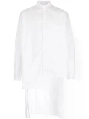 Yohji Yamamoto Asymmetric Long-sleeve Shirt