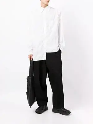 Yohji Yamamoto Asymmetric Long-sleeve Shirt