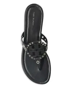 Tory Burch Eyelet-embellished T-bar Sandals