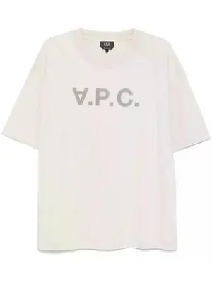 A.p.c. Oversize Grand Vpc T-shirt - Neutrals