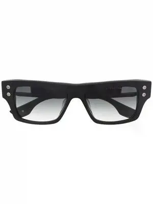 Dita Grandmaster Square Sunglasses - Black