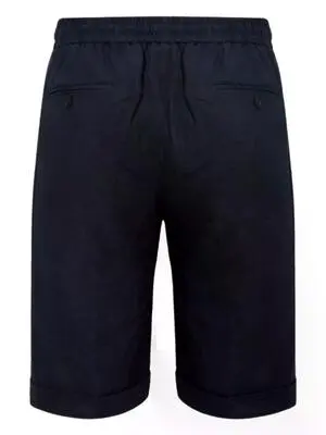 GRAN SASSO Linen Shorts - Blue