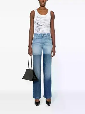 PETER DO Combo Straight-leg Jeans