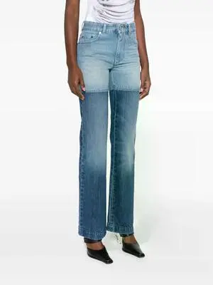 PETER DO Combo Straight-leg Jeans