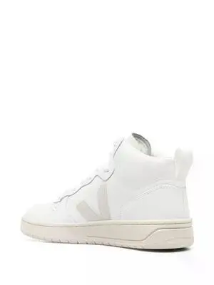 VEJA V-15 High-top Sneakers - White