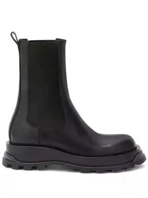 JIL SANDER Leather Chelsea Boots