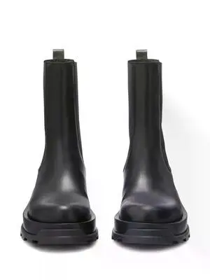 JIL SANDER Leather Chelsea Boots