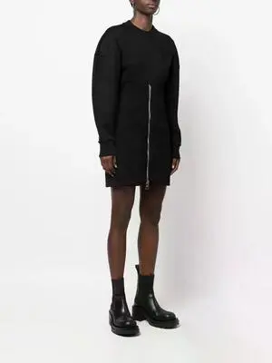 Alexander McQueen Zip-detail Mini Dress