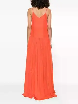 FORTE_FORTE Silk Maxi Dress - Orange