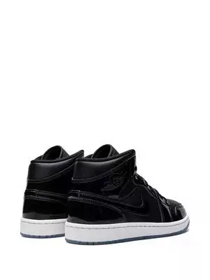 JORDAN Air 1 Mid Se Space Jam Sneakers - Black