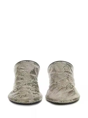 JIL SANDER Sequin-mesh Mules
