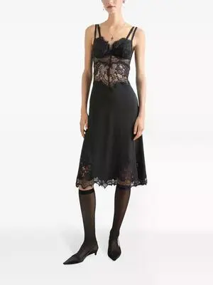 Dolce & Gabbana Midi Lace Slip Dress