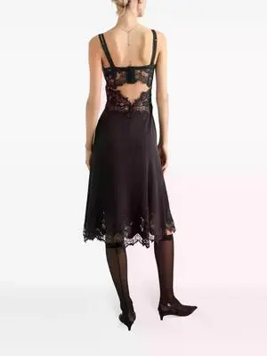 Dolce & Gabbana Midi Lace Slip Dress
