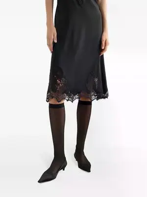 Dolce & Gabbana Midi Lace Slip Dress