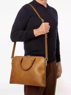 Shinola Leather Briefcase - Brown