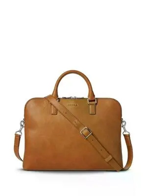 Shinola Leather Briefcase - Brown
