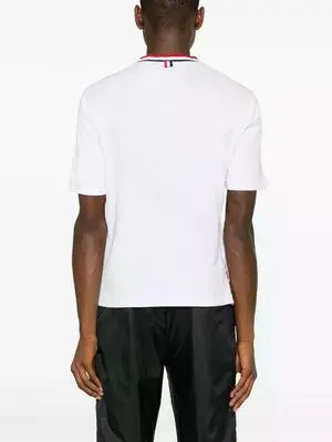 Thom Browne Pointelle-knit Cotton T-shirt